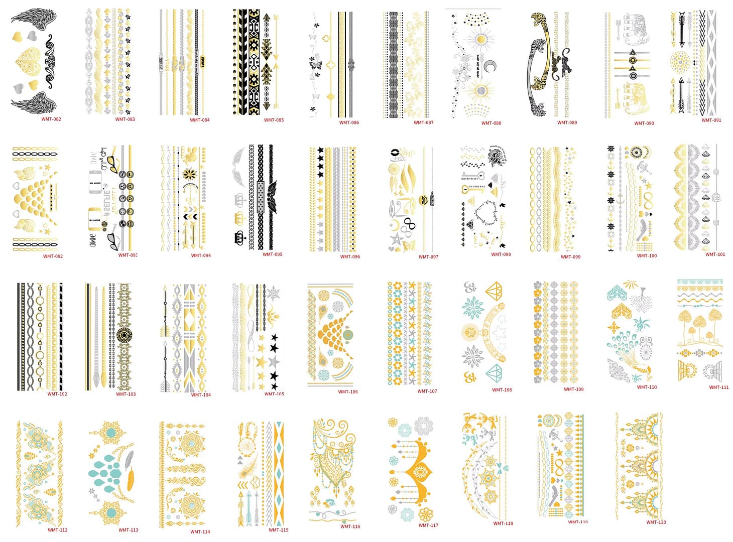 Gold Wedding Bride Metallic Temporary Tattoo – Temporary Tattoo