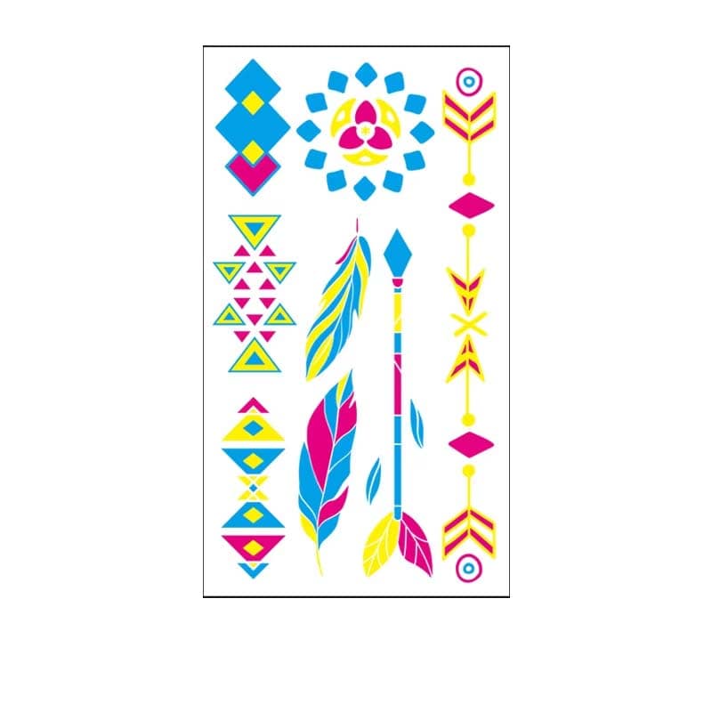 Light Reactive Temporary Tattoo Stickers – Temporary Tattoo