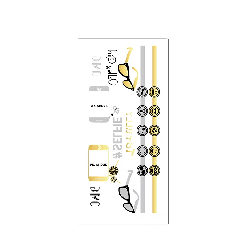 Beautiful Body Arms Gold & Silver Tattoo Ttickers – Temporary Tattoo