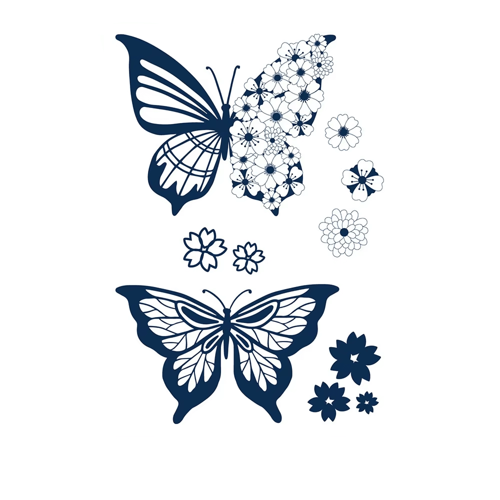 Butterfly Hand Semi-Permanent Tattoo Sticker – Temporary Tattoo
